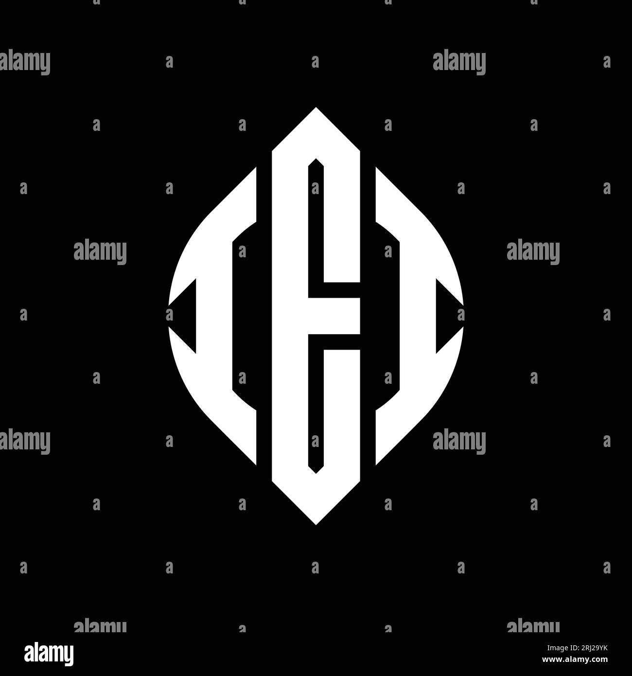 IEI circle letter logo design with circle and ellipse shape. IEI ...