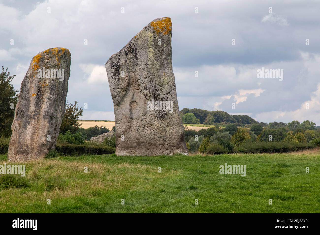 The Avebury Stone Circle, Unesco World Heritage Site, located in ...
