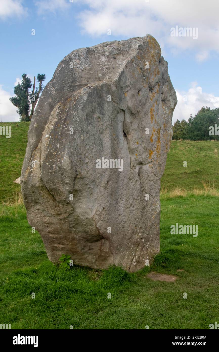 The Avebury Stone Circle, Unesco World Heritage Site, located in ...