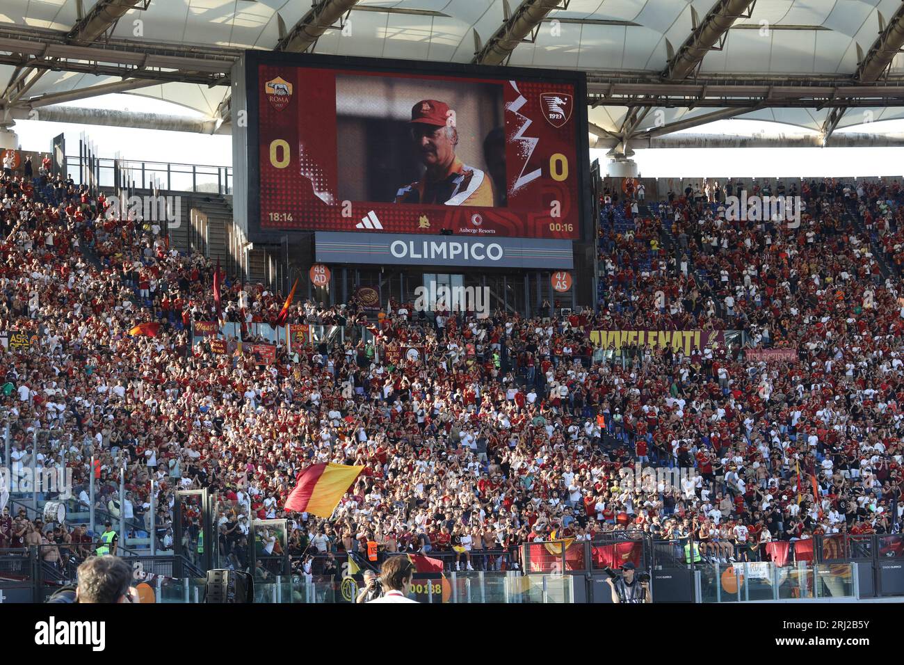 Rome, . 20th Aug, 2023. Rome, Italy 20.08.2023: Remember Carlo Mazzone ...