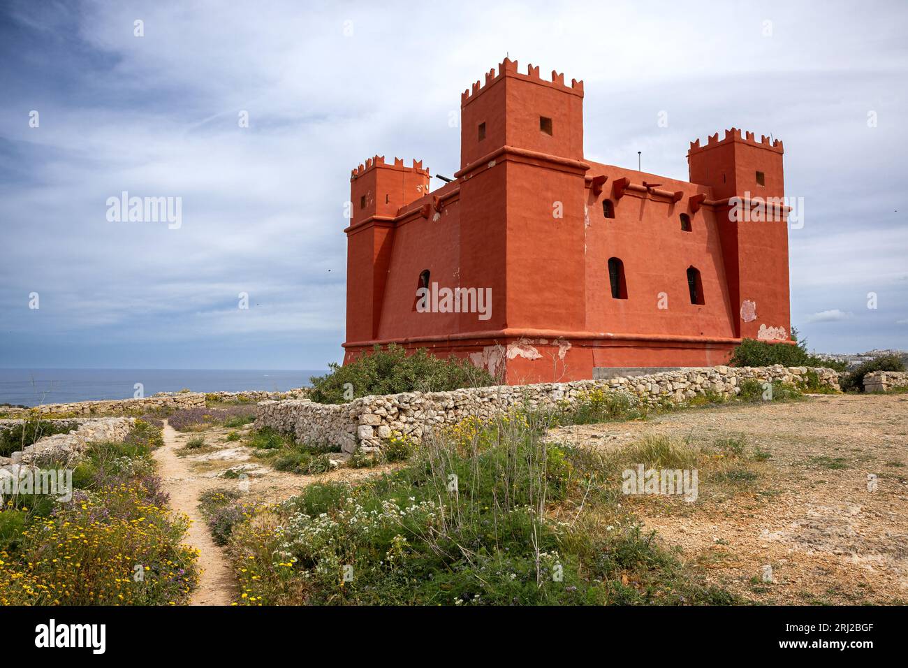 St agatha red tower hi-res stock photography and images - Alamy