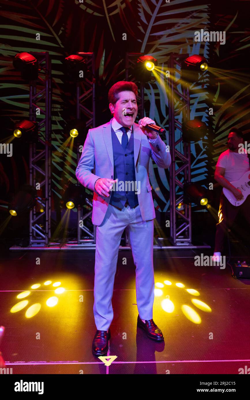 Brazilian singer Daniel during the 40-year career concert and tribute ...