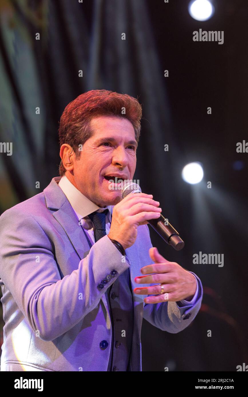 Brazilian singer Daniel during the 40-year career concert and tribute ...