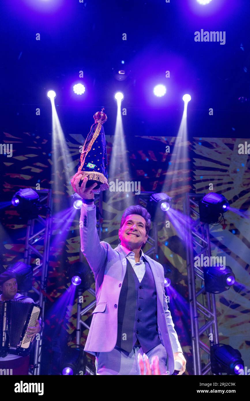 Brazilian singer Daniel during the 40-year career concert and tribute ...