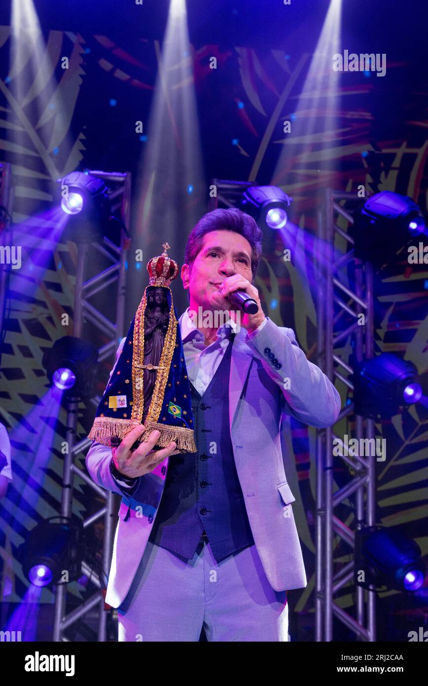 Brazilian singer Daniel during the 40-year career concert and tribute ...