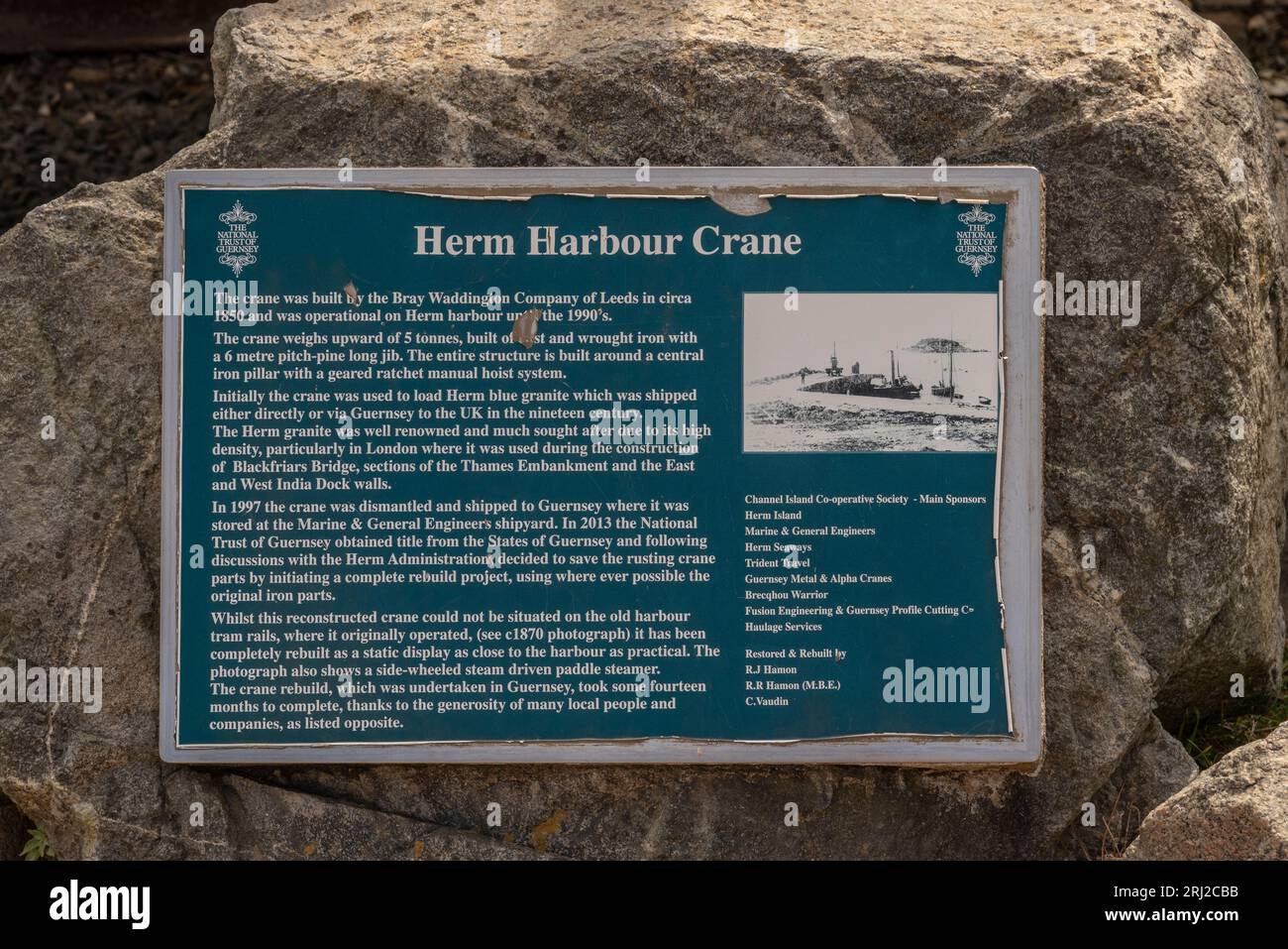 Herm, Channel Islands. British Isles. 11 June 2023. The old Herm island ...