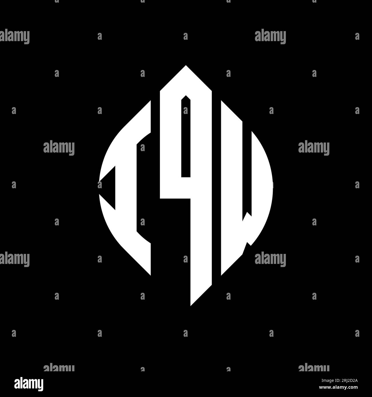 Iqw logo design hi-res stock photography and images - Alamy