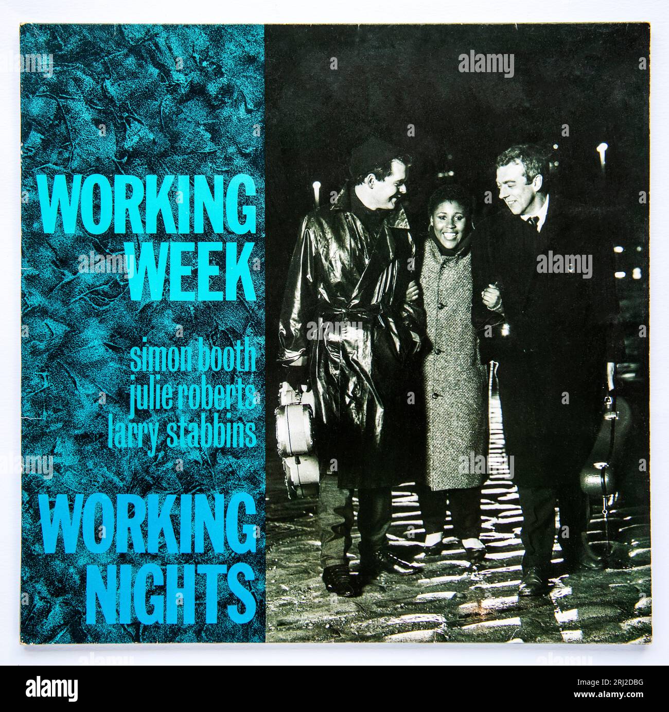 LP cover of Working Nights, the debut album by British jazz dance band ...