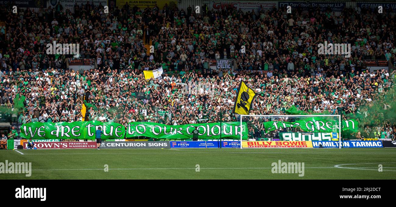 20th August 2023; Rugby Park, Kilmarnock, Scotland: Scottish Viaplay ...