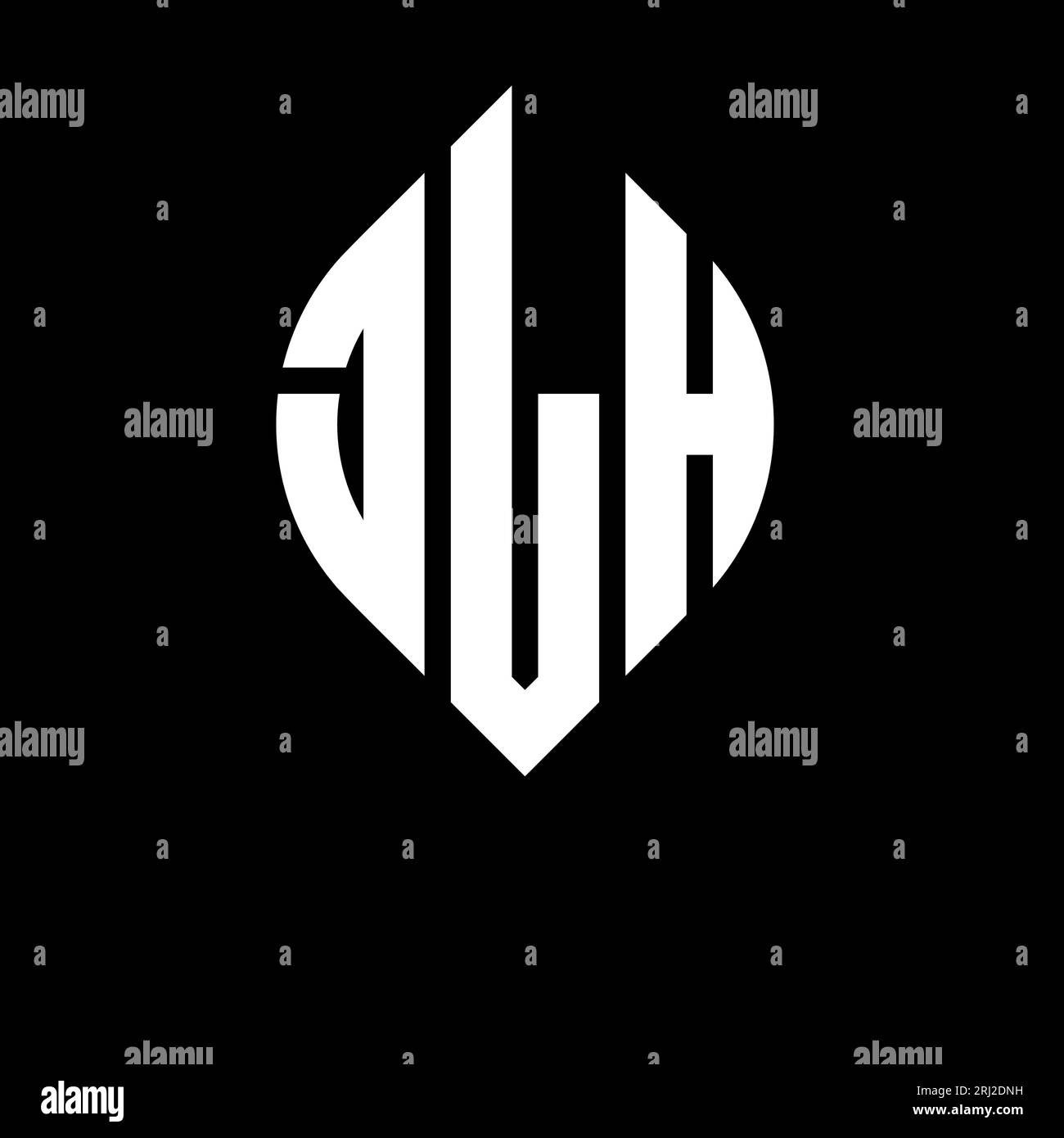 Jlh logo design hi-res stock photography and images - Alamy