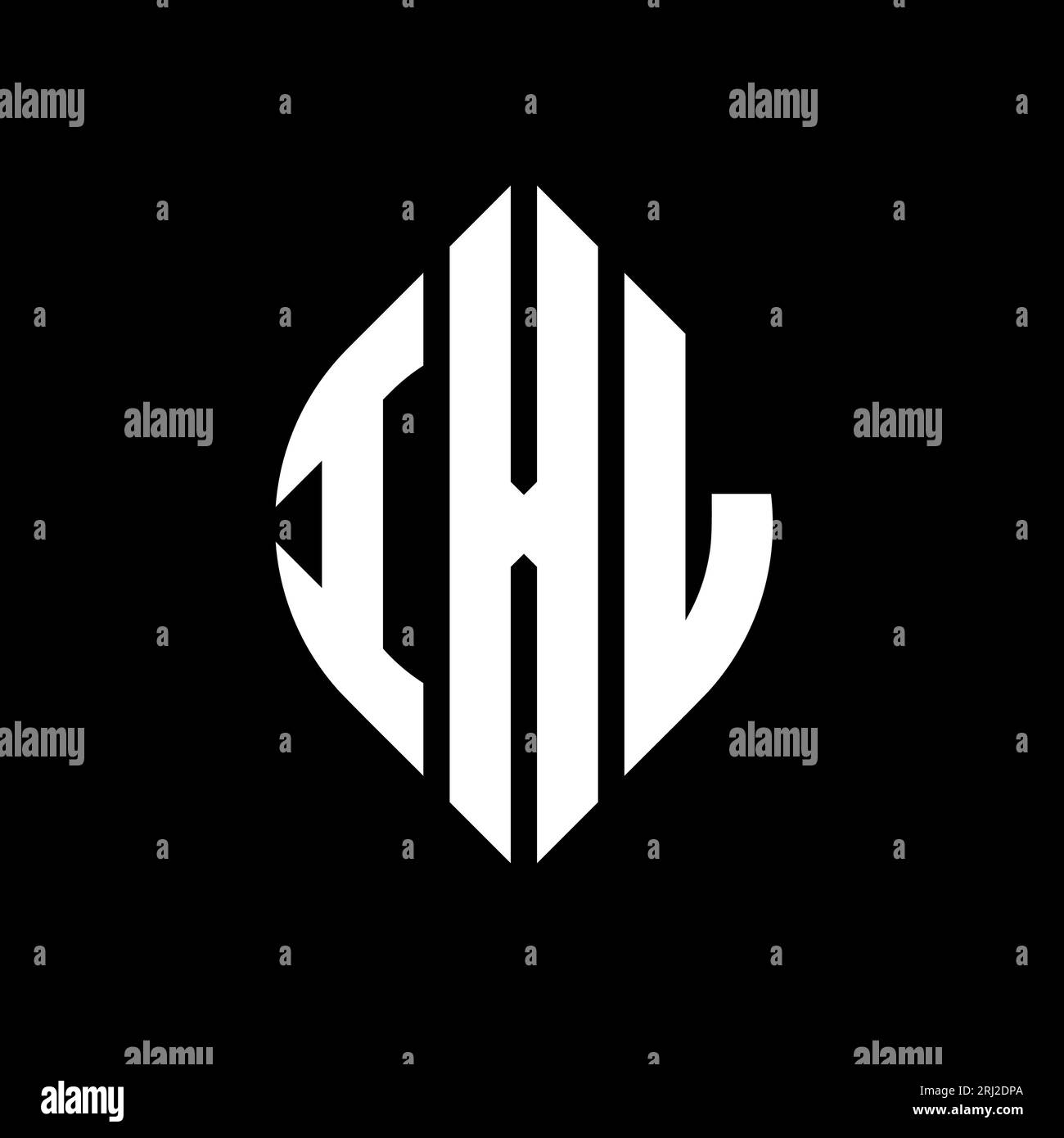 IXL circle letter logo design with circle and ellipse shape. IXL ...