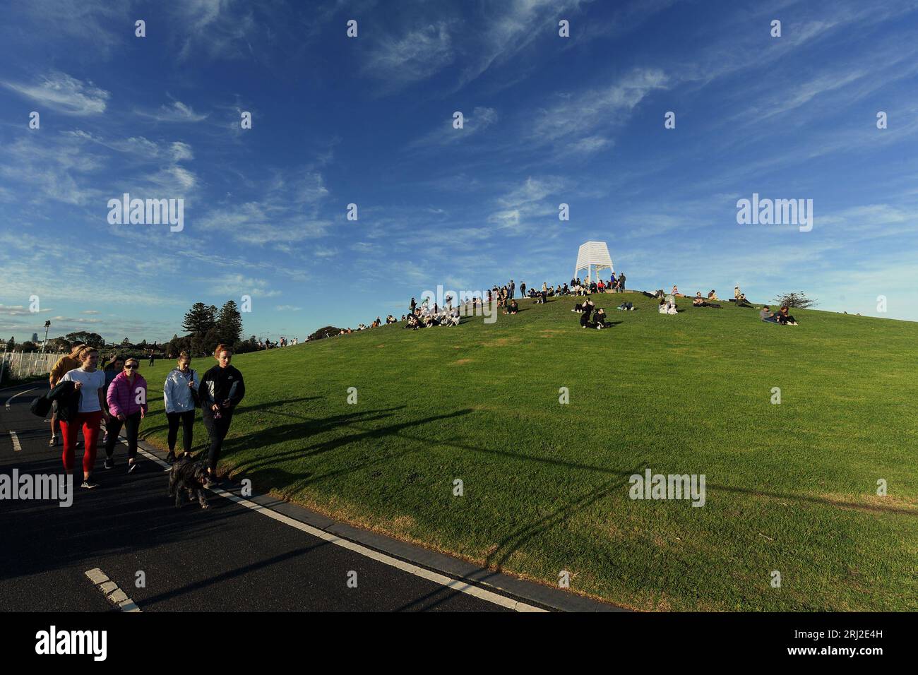 Melbourne, Australia. 20th Aug, 2023. Aussies people visiting at Point ...