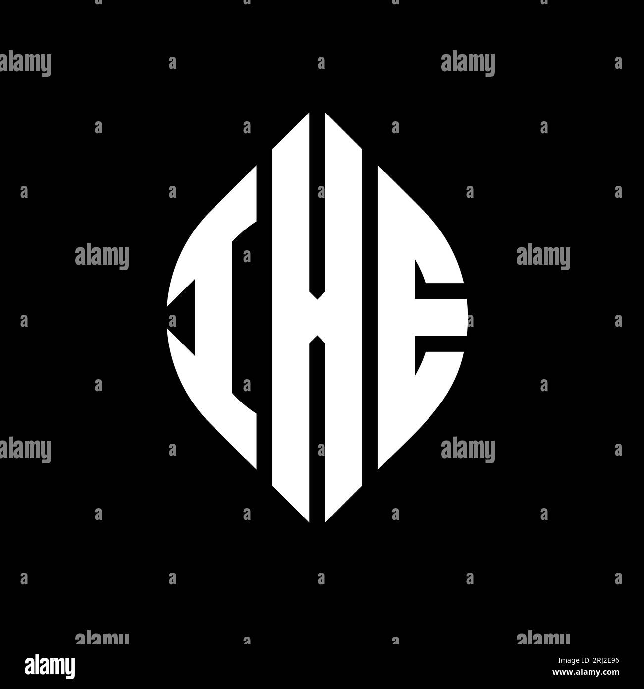 Ixe logo design hi-res stock photography and images - Alamy