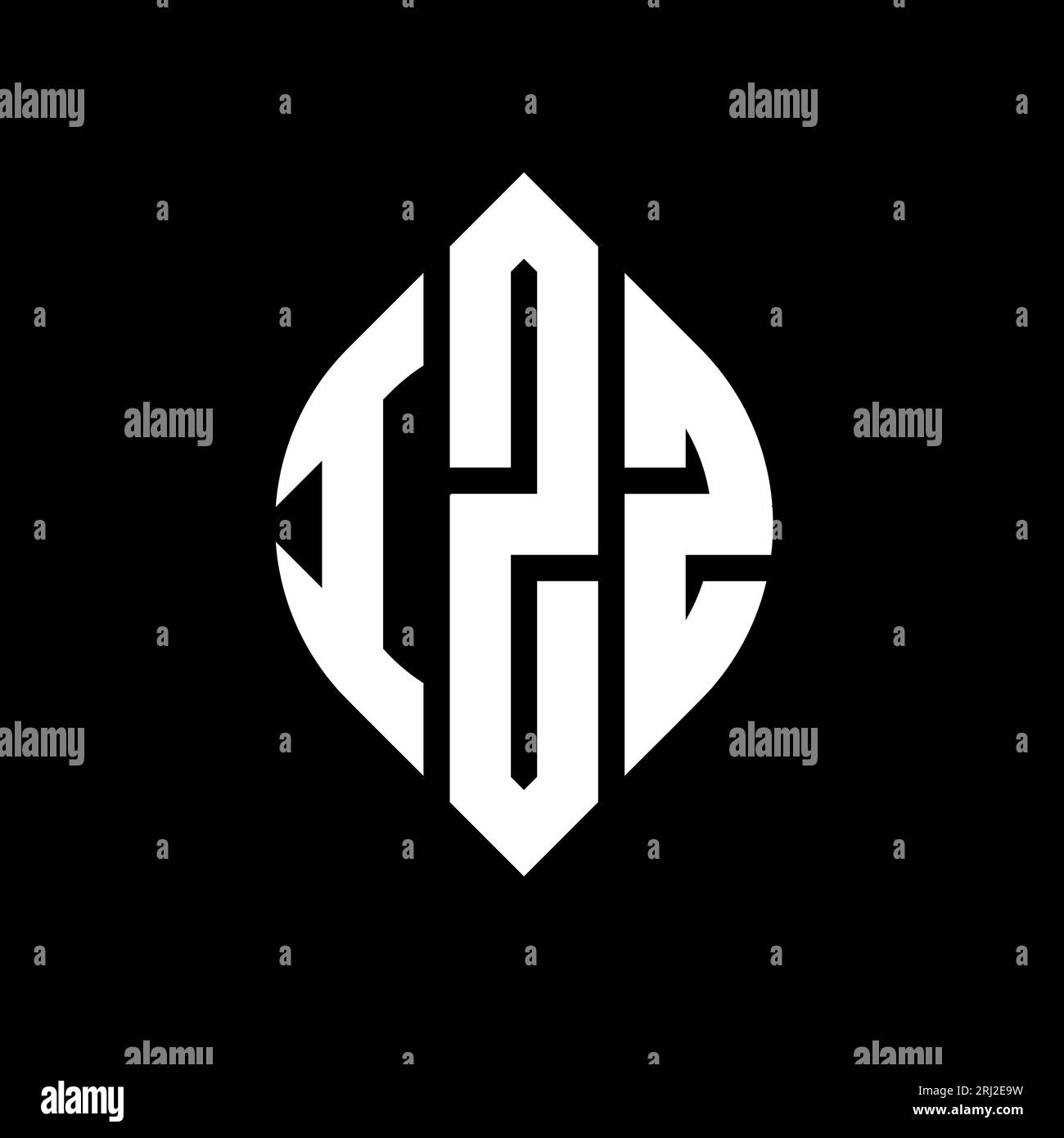 Izz logo design Black and White Stock Photos & Images - Alamy