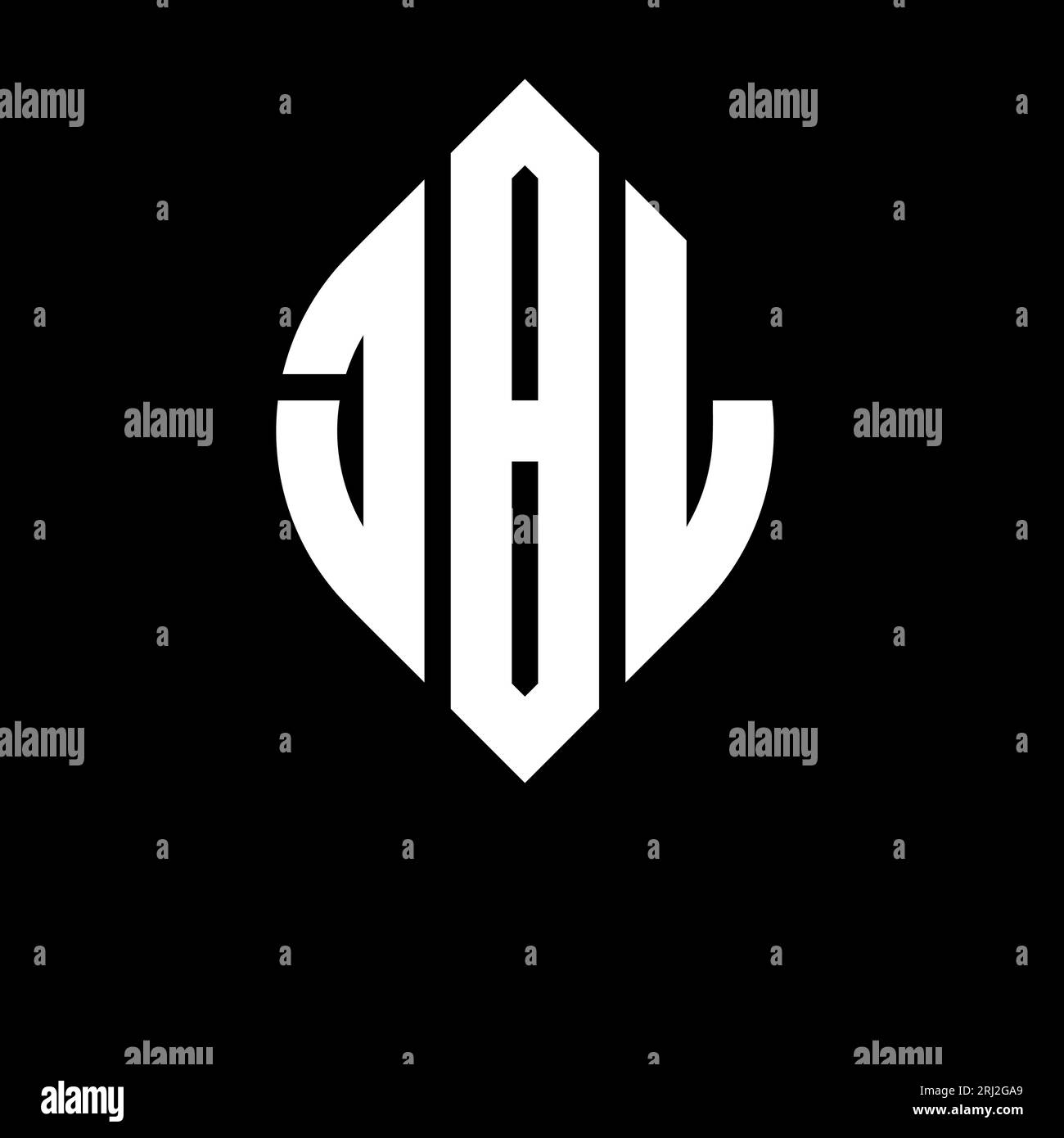 JBL circle letter logo design with circle and ellipse shape. JBL ...