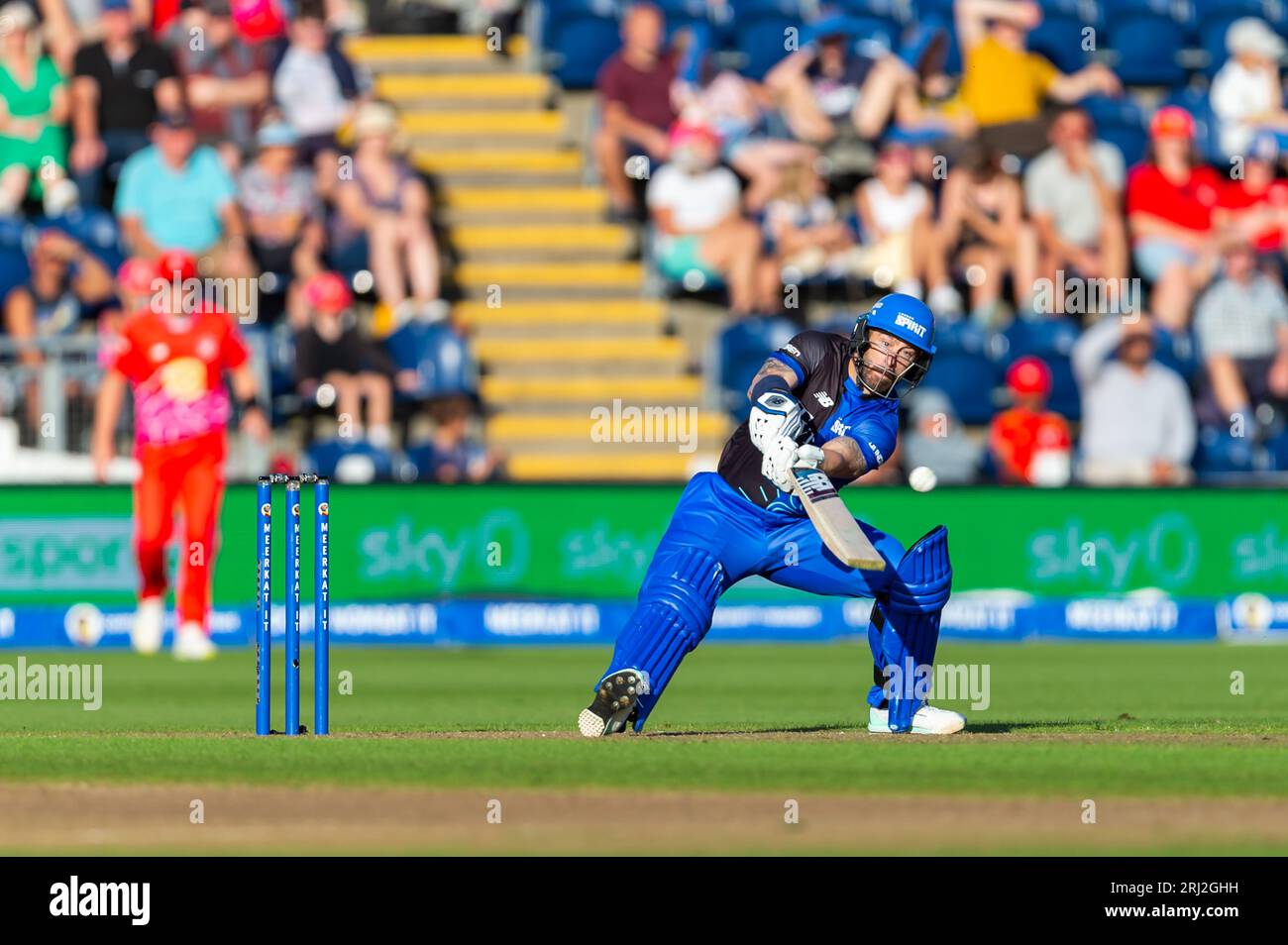 Sophia Gardens, Cardiff, UK. 20th Aug, 2023. The Hundred Mens Cricket ...