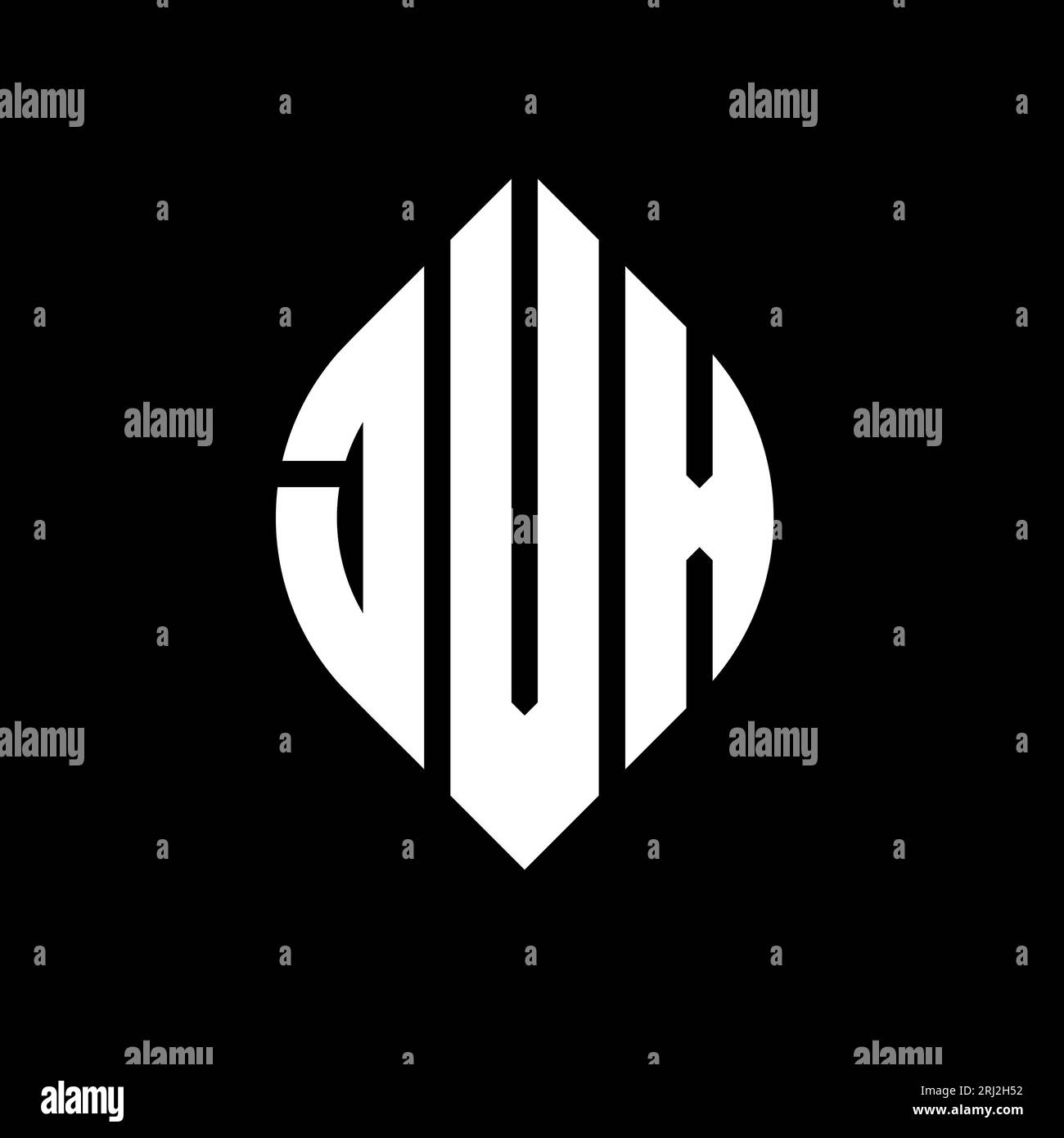 JVX circle letter logo design with circle and ellipse shape. JVX ...