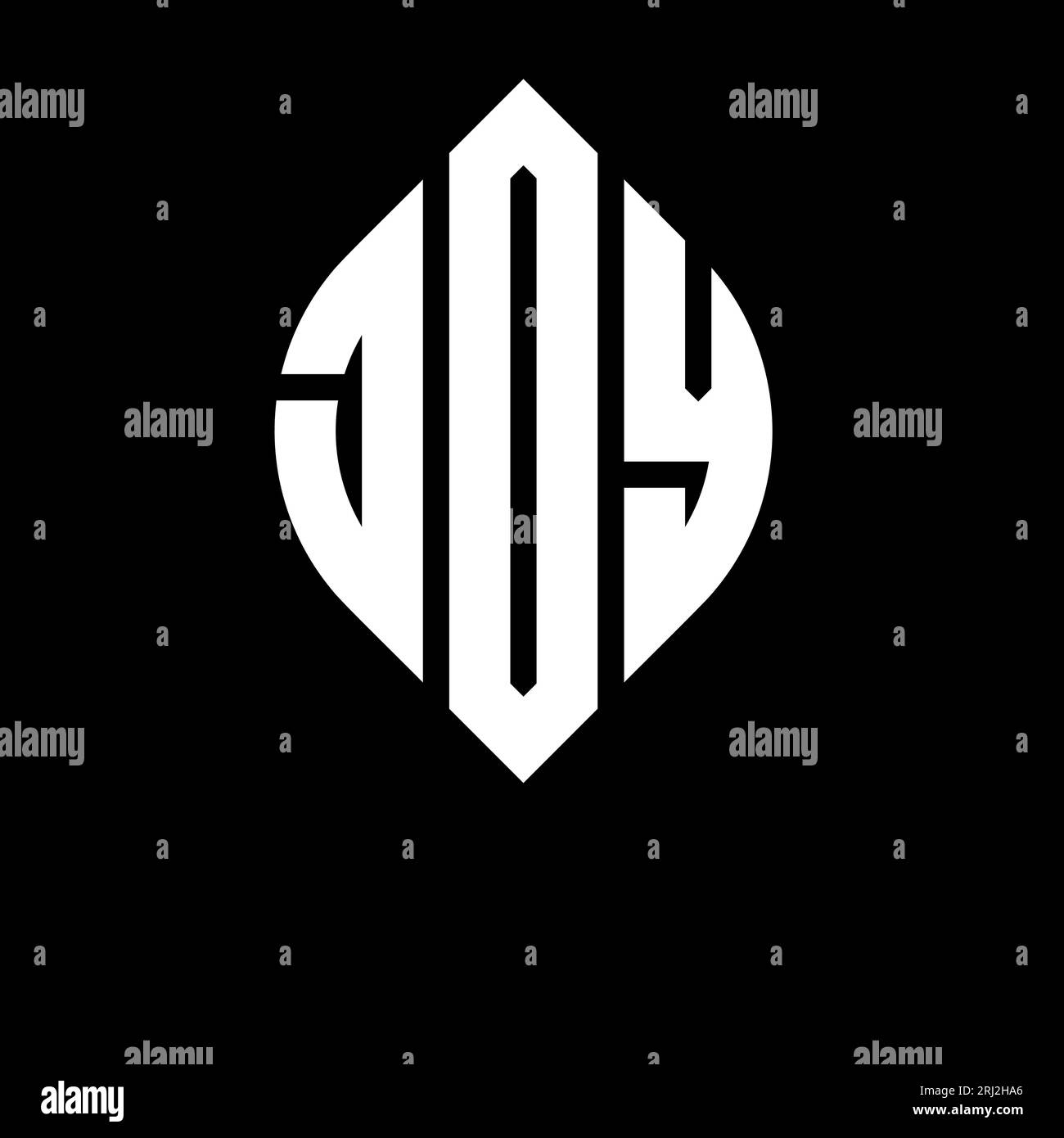 Joy monogram Stock Vector Images - Alamy
