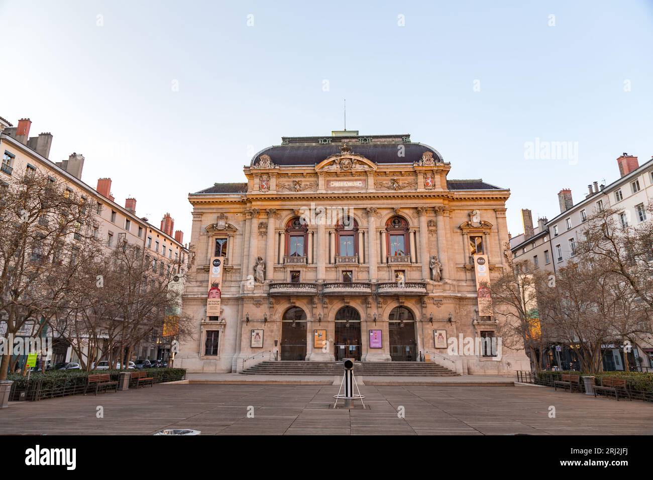 Lyon, France - January 25, 2022: The Theatre des Celestins is a theatre ...