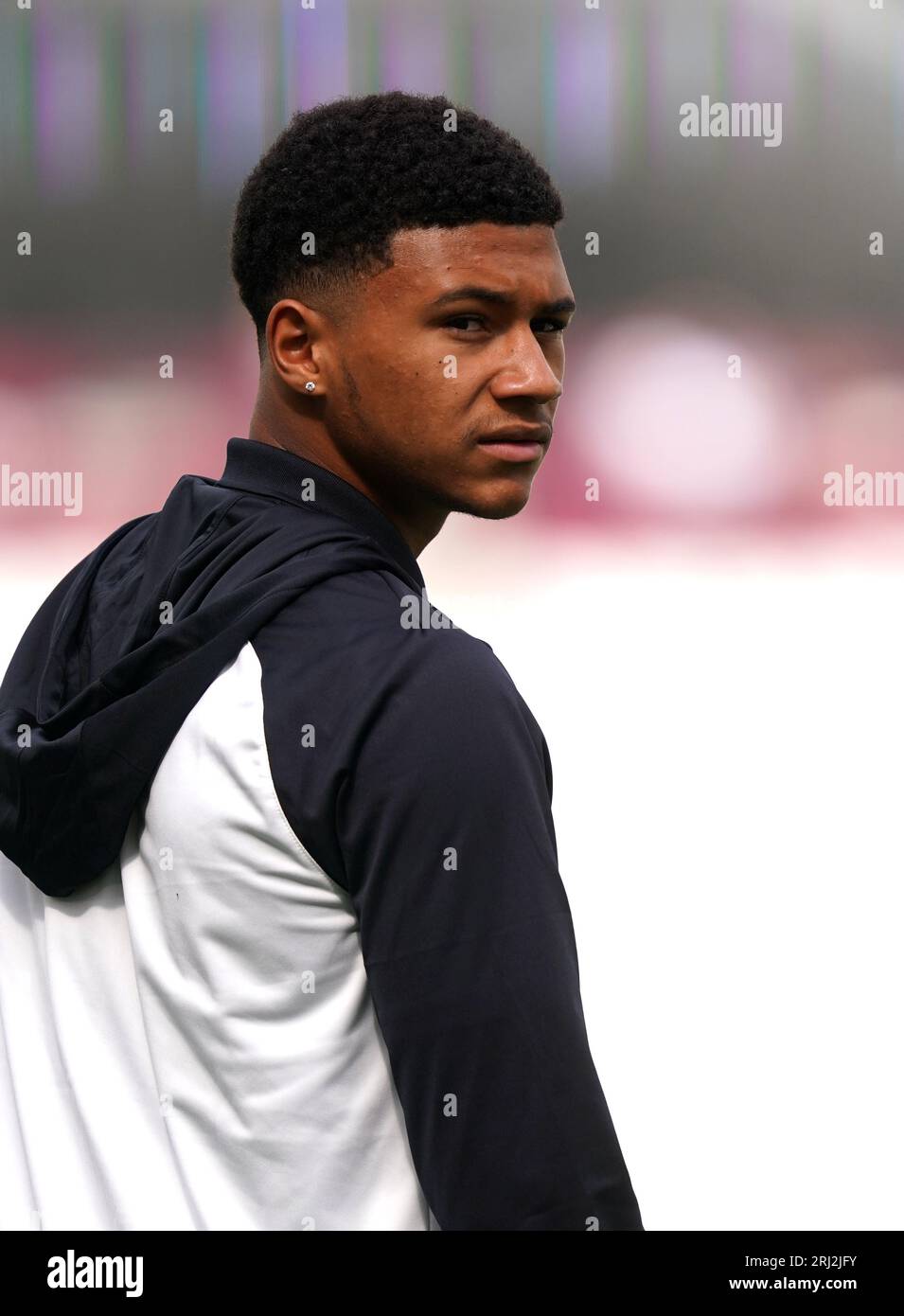 Chelsea's Mason Burstow ahead of the Premier League match at the London ...