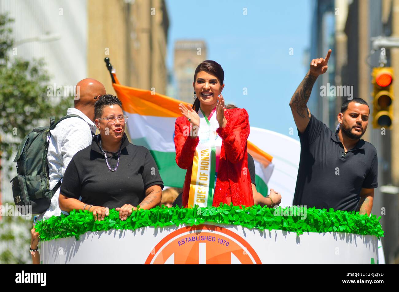 New York, United States. 20th August, 2023. Parade Grand Marshall and ...