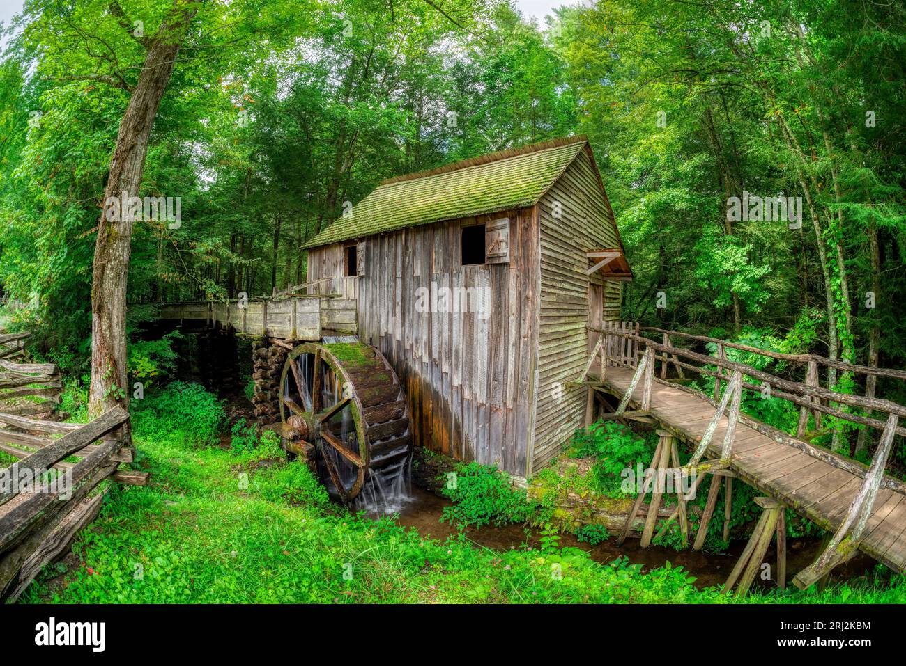 Cades Cove, Tennessee, United States – August 4, 2023: The Cable Grist ...