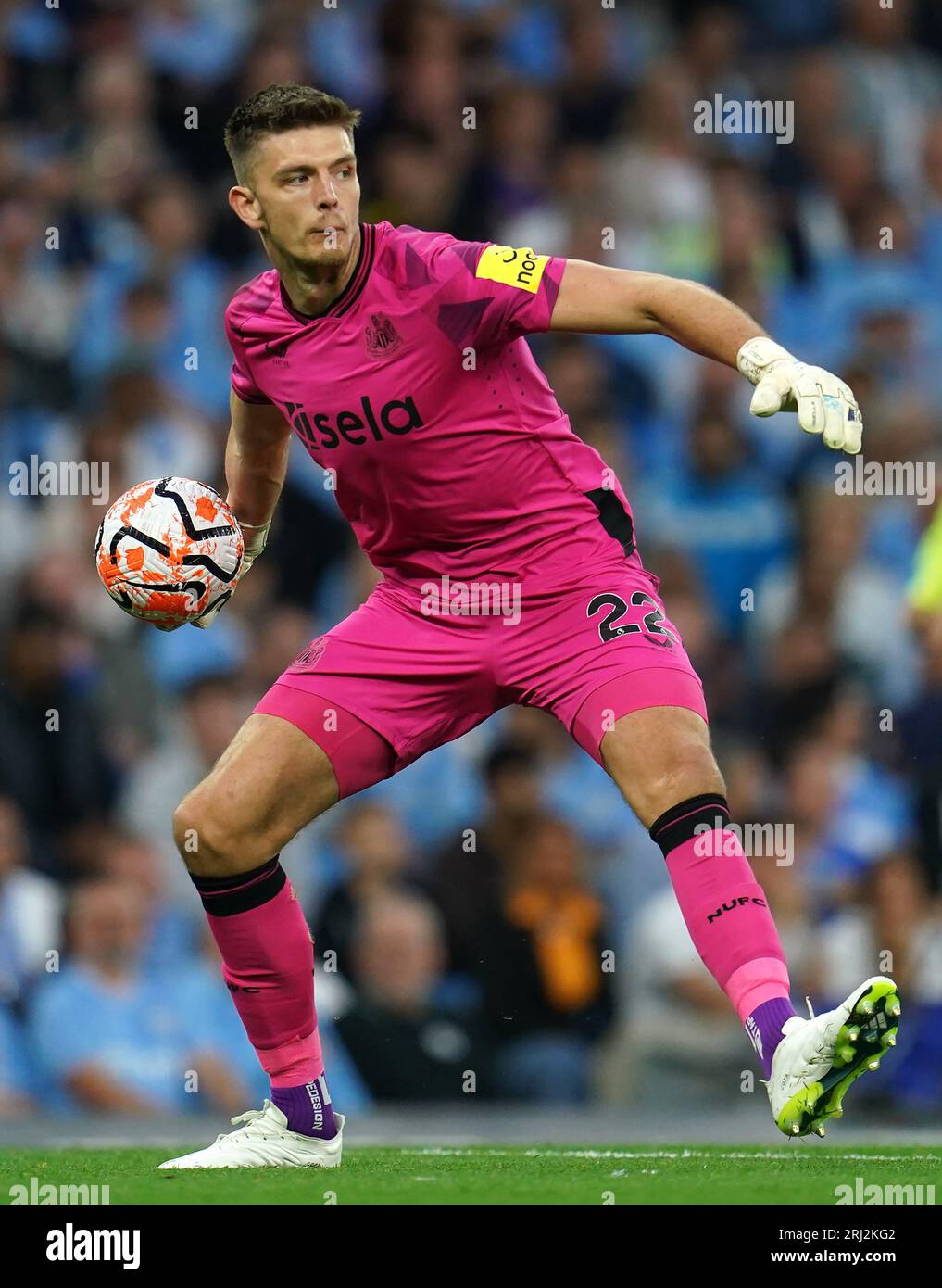 Newcastle United goalkeeper Nick Pope during the Premier League match ...