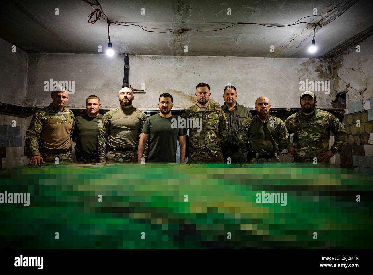 In Donetsk, Ukraine region, President Volodymyr Zelensky visited the ...