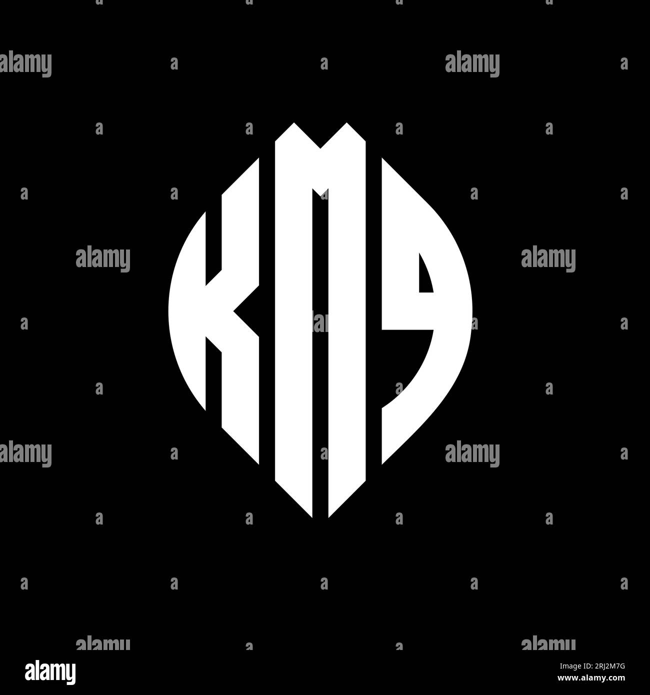 Kmq logo design hi-res stock photography and images - Alamy