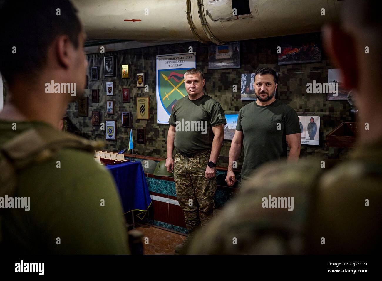 In Donetsk, Ukraine region, President Volodymyr Zelensky visited the ...