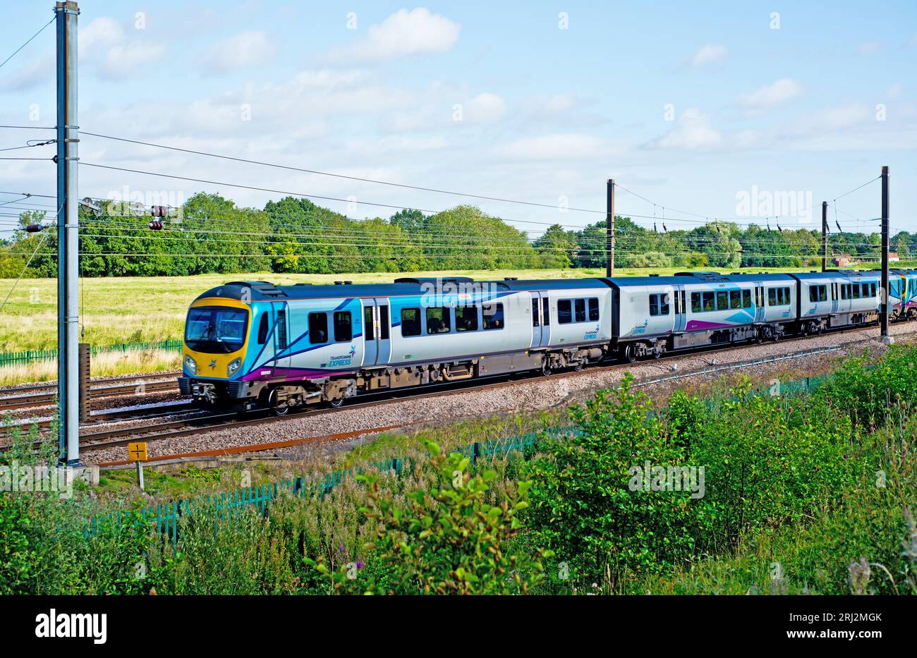 Class 185 Transpennine train, Askham Bar, York, Yorkshire, England ...