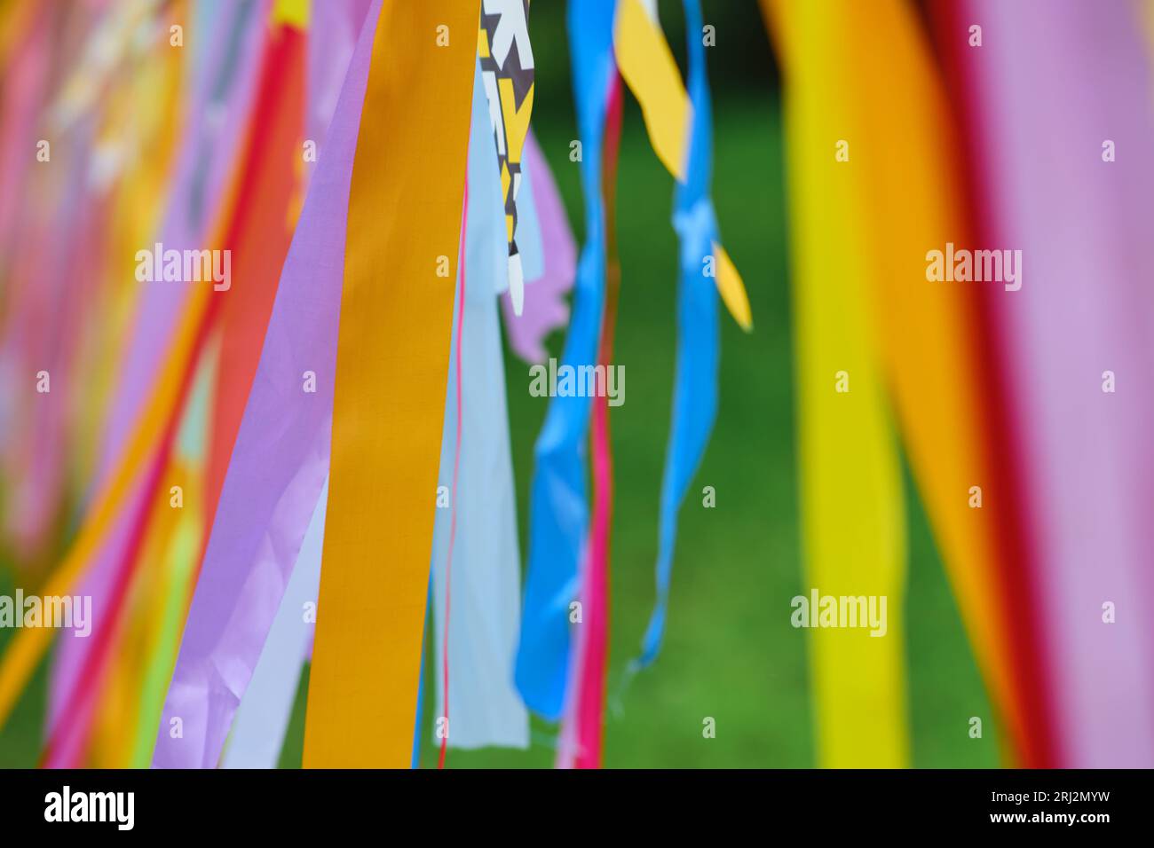 Ribbons curtain hi-res stock photography and images - Alamy