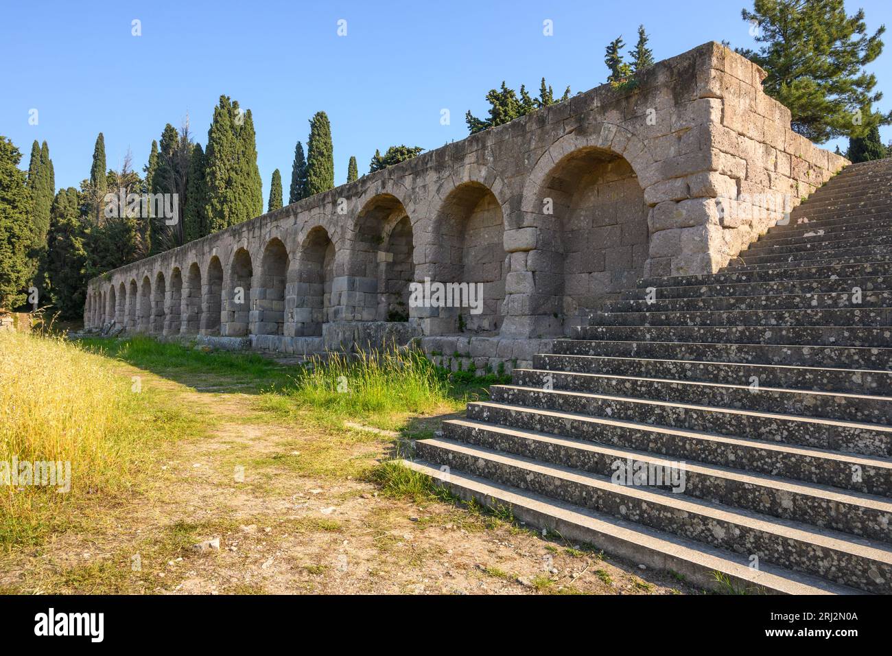 The archaeological site of the Asklepion on the island of Kos in Greece Stock Photo - Alamy