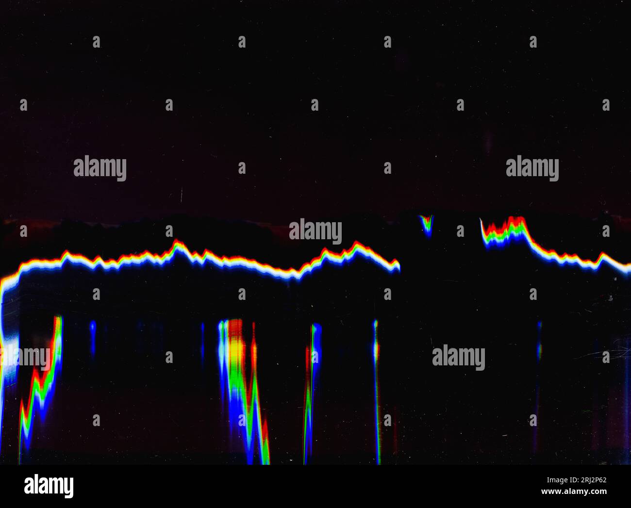 Glitch vibration noise distortion film overlay Stock Photo - Alamy