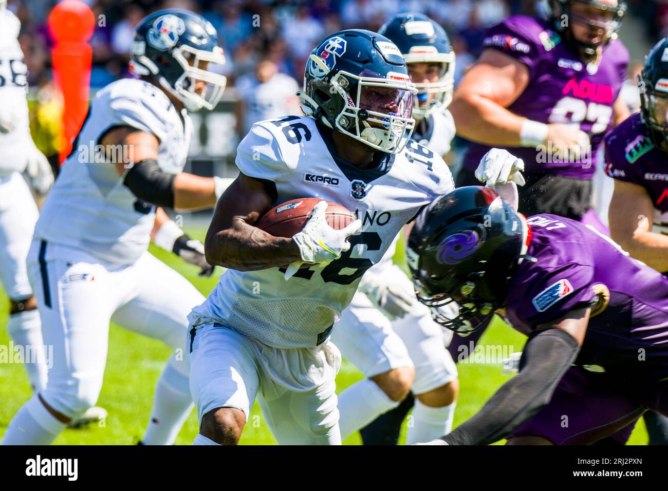 ELF/ Game : Milano Seamen at Frankfurt Galaxy on 20. Aug. 2023 ,in the ...