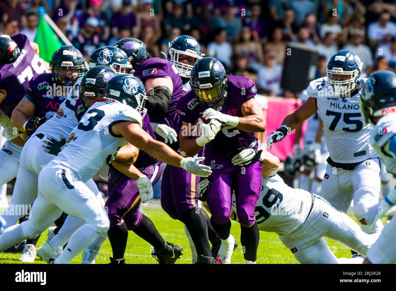 ELF/ Game : Milano Seamen at Frankfurt Galaxy on 20. Aug. 2023 ,in the ...