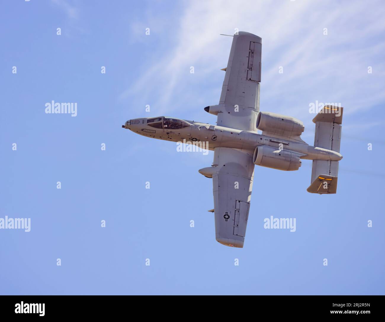 Fairchild Republic A-10 Thunderbolt over Boundary Bay Canada Stock ...