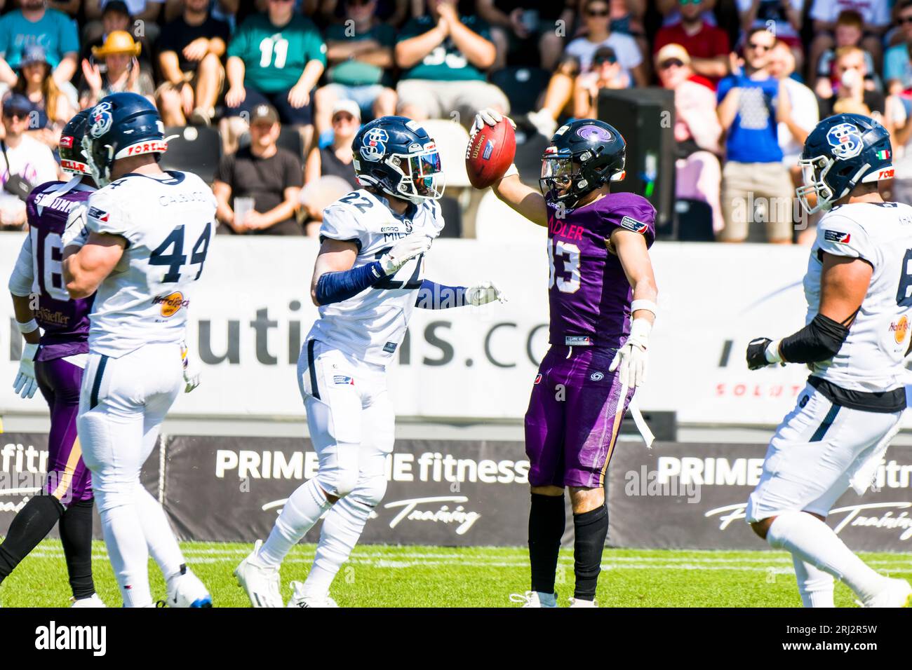 ELF/ Game : Milano Seamen at Frankfurt Galaxy on 20. Aug. 2023 ,in the ...