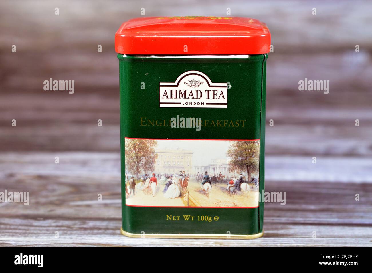 Giza, Egypt, August 12 2023: Ahmad tea London English breakfast, Ahmad ...