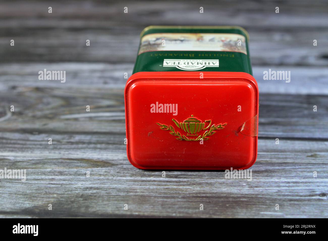 Giza, Egypt, August 12 2023: Ahmad tea London English breakfast, Ahmad ...