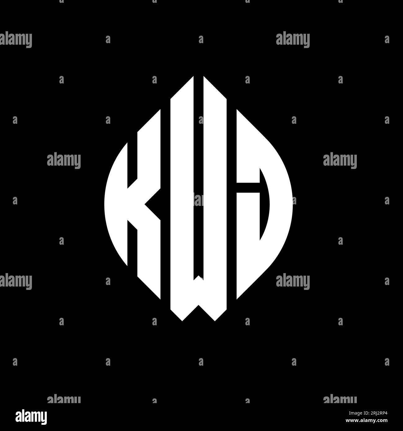 Kwj circle logo hi-res stock photography and images - Alamy