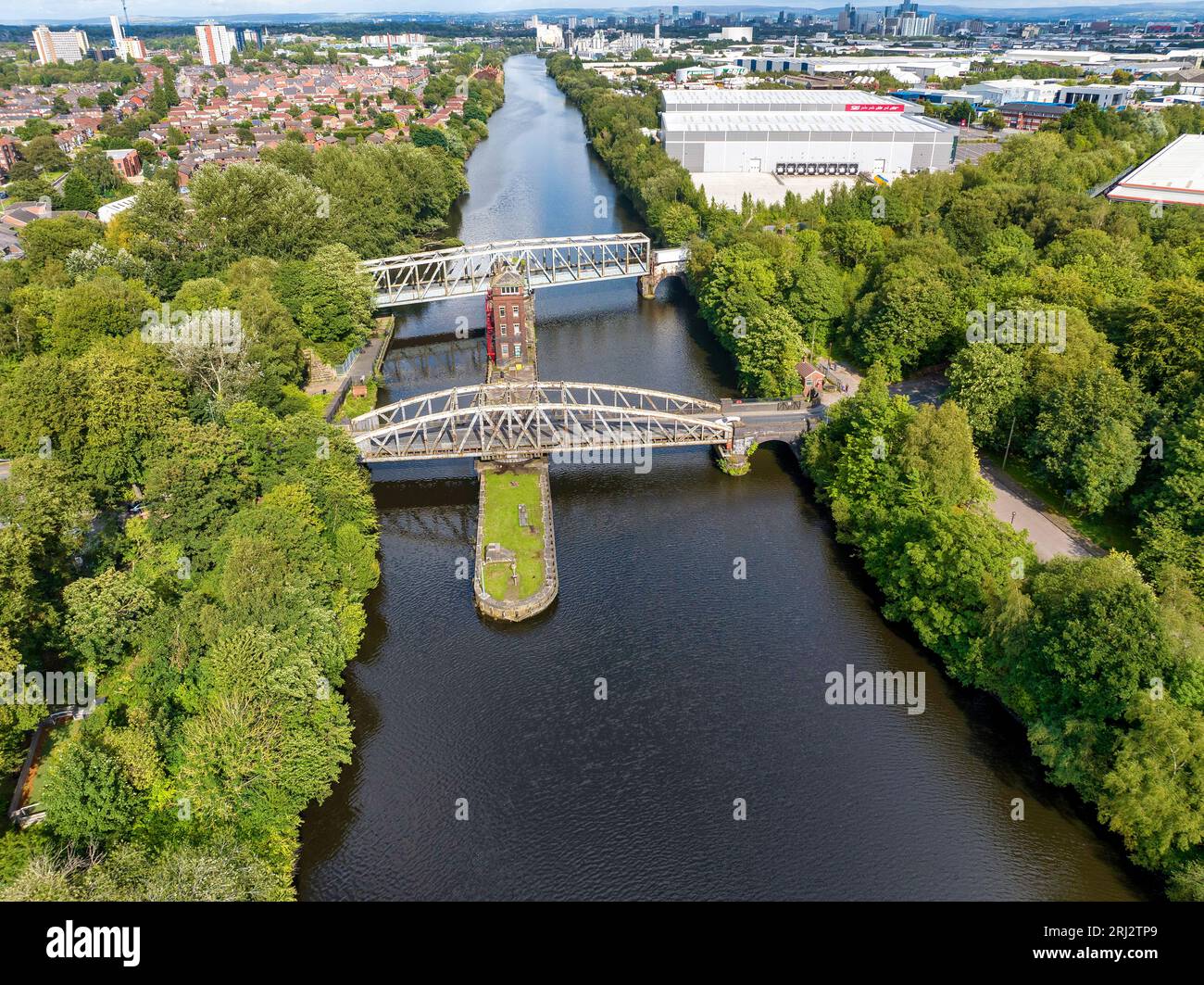 Swing bridge top view hi-res stock photography and images - Alamy
