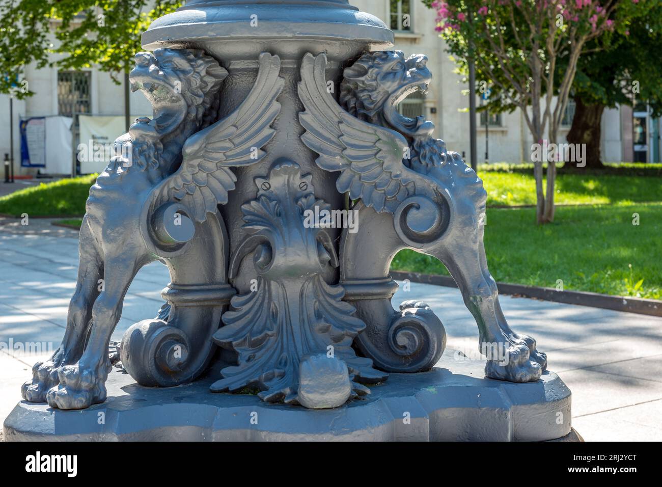 statues of bergamo, historical monuments in the center of bergamo ...