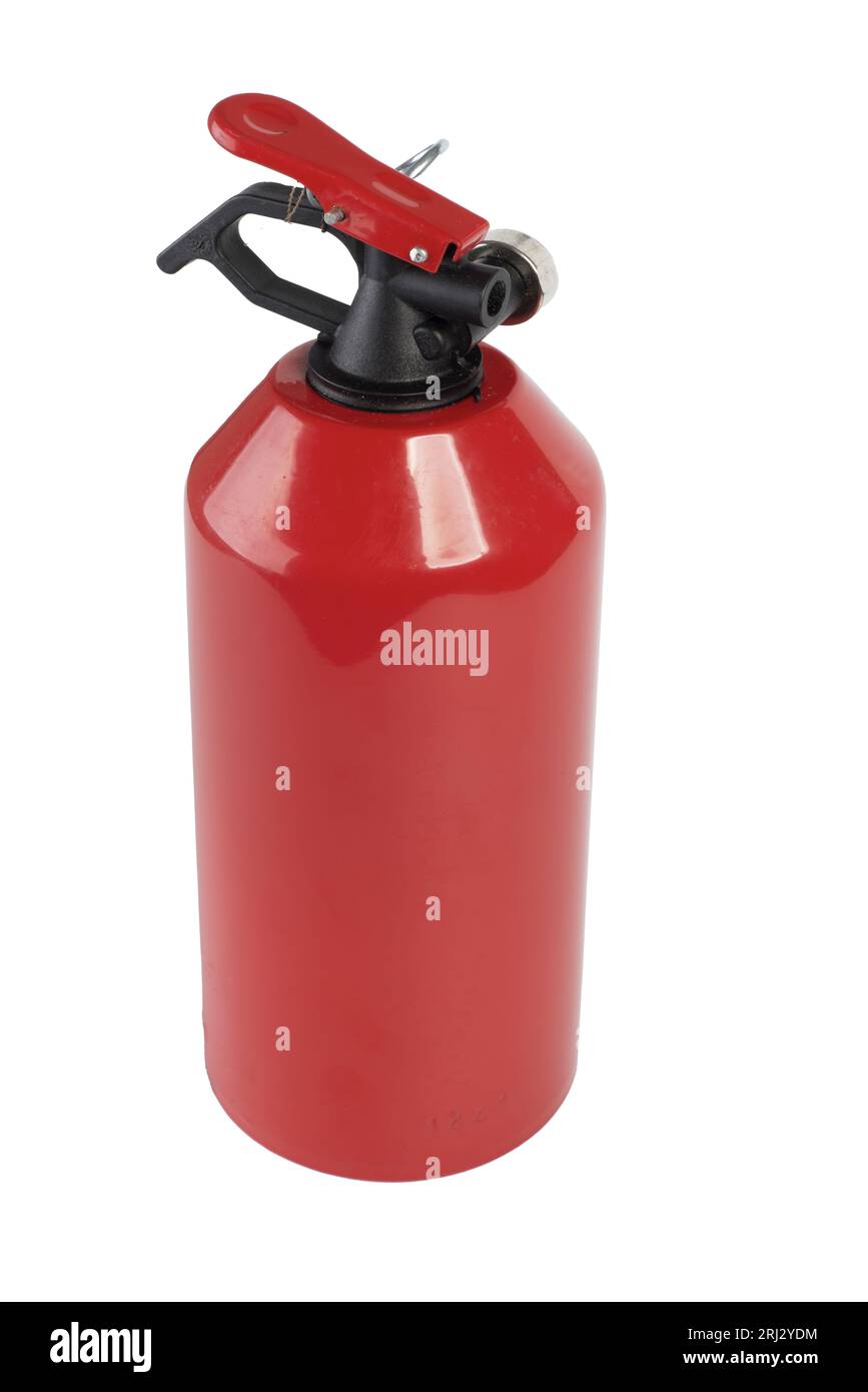 a powder fire extinguisher with a transparent background Stock Photo ...