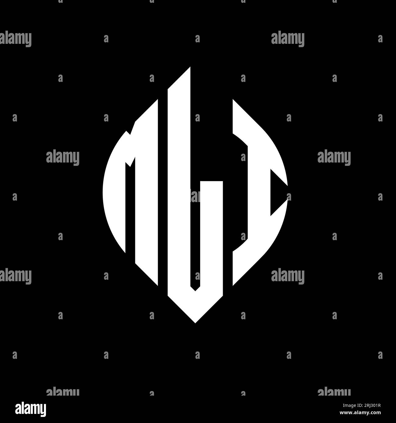 Mli logo design Stock Vector Images - Alamy