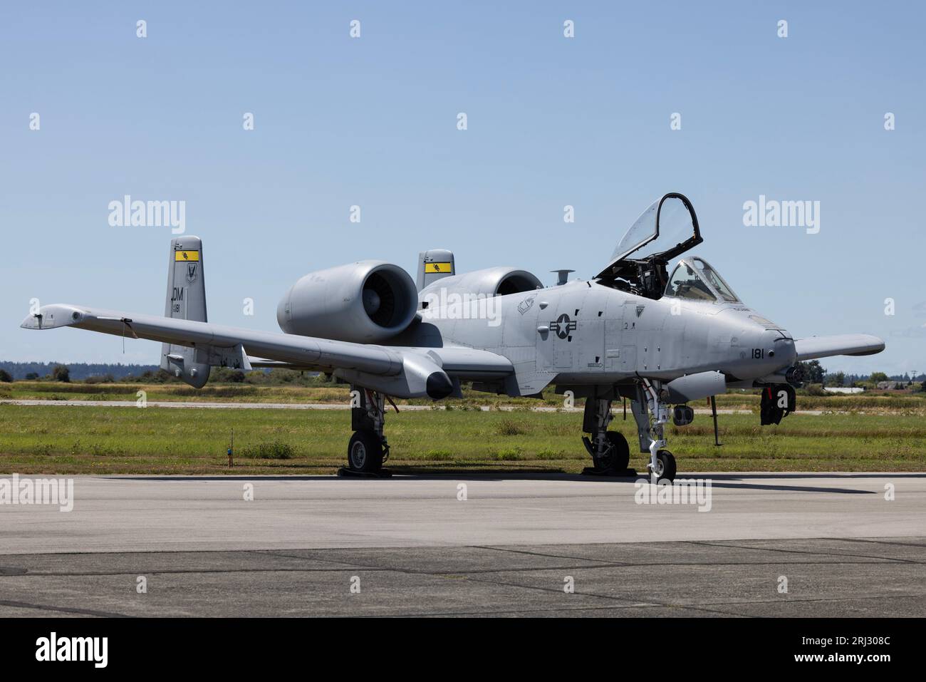 Fairchild Republic A-10 Thunderbolt at Boundary Bay Canada Stock Photo ...
