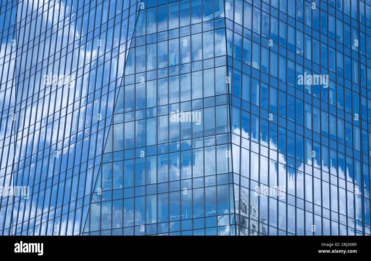 Modern city architecture on the example of Warsaw Stock Photo - Alamy