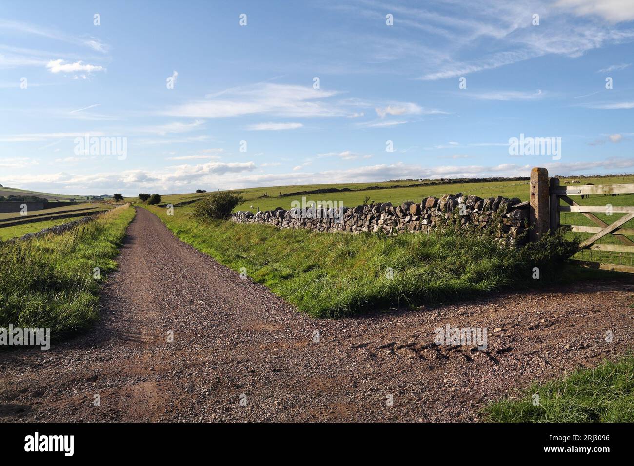 High Peak Trail footpath in Derbyshire England UK a disused railway ...