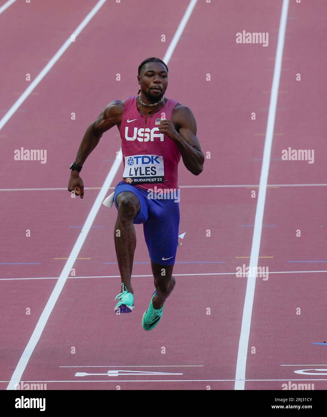 Noah lyles world athletics hi-res stock photography and images - Alamy
