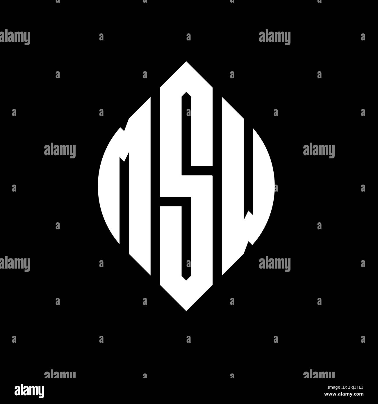 Msw logo design hi-res stock photography and images - Alamy